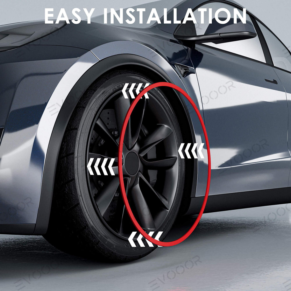 Aluminum Alloy Wheel Rim Protector for Tesla All Models 3/Y/S/X (4 PC